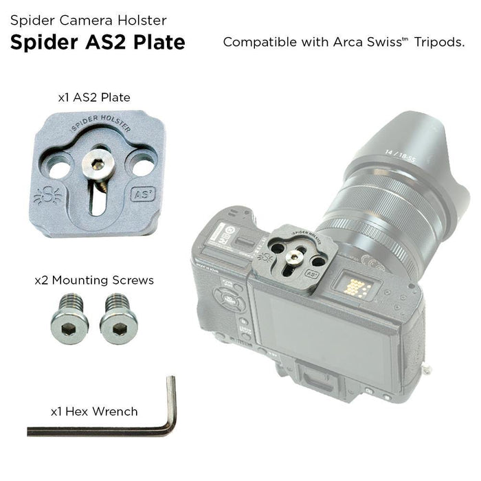 310: SpiderPro Tripod Plate - AS2 (Arca Swiss Adapter Plate)